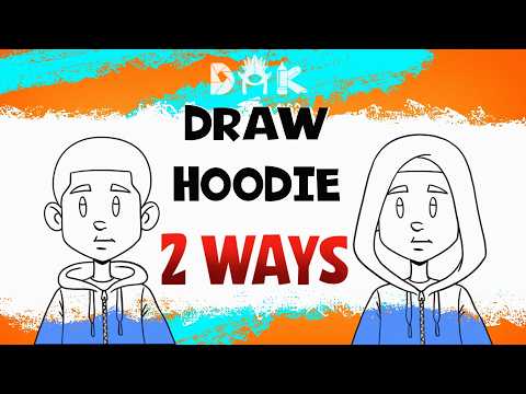How to Draw a Cartoon Character Wearing a Hood | Procreate Digital Art