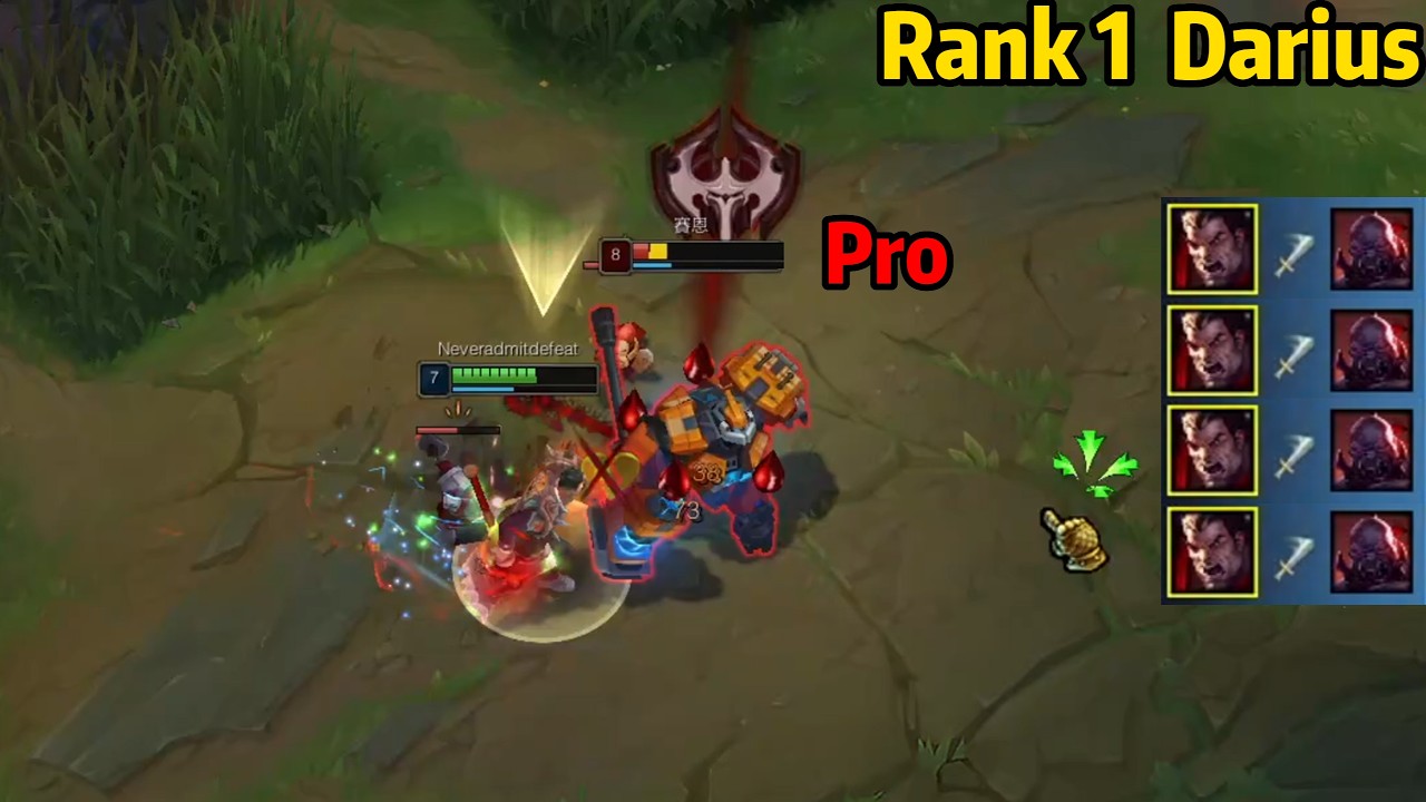 Rank 1 Darius: When He Met an LPL Pro in KR HIGH ELO...