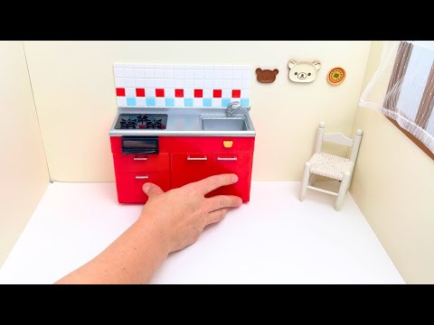 Mini kitchen set installation 🌟ASMR 🌟❤️ Re-ment Collection
