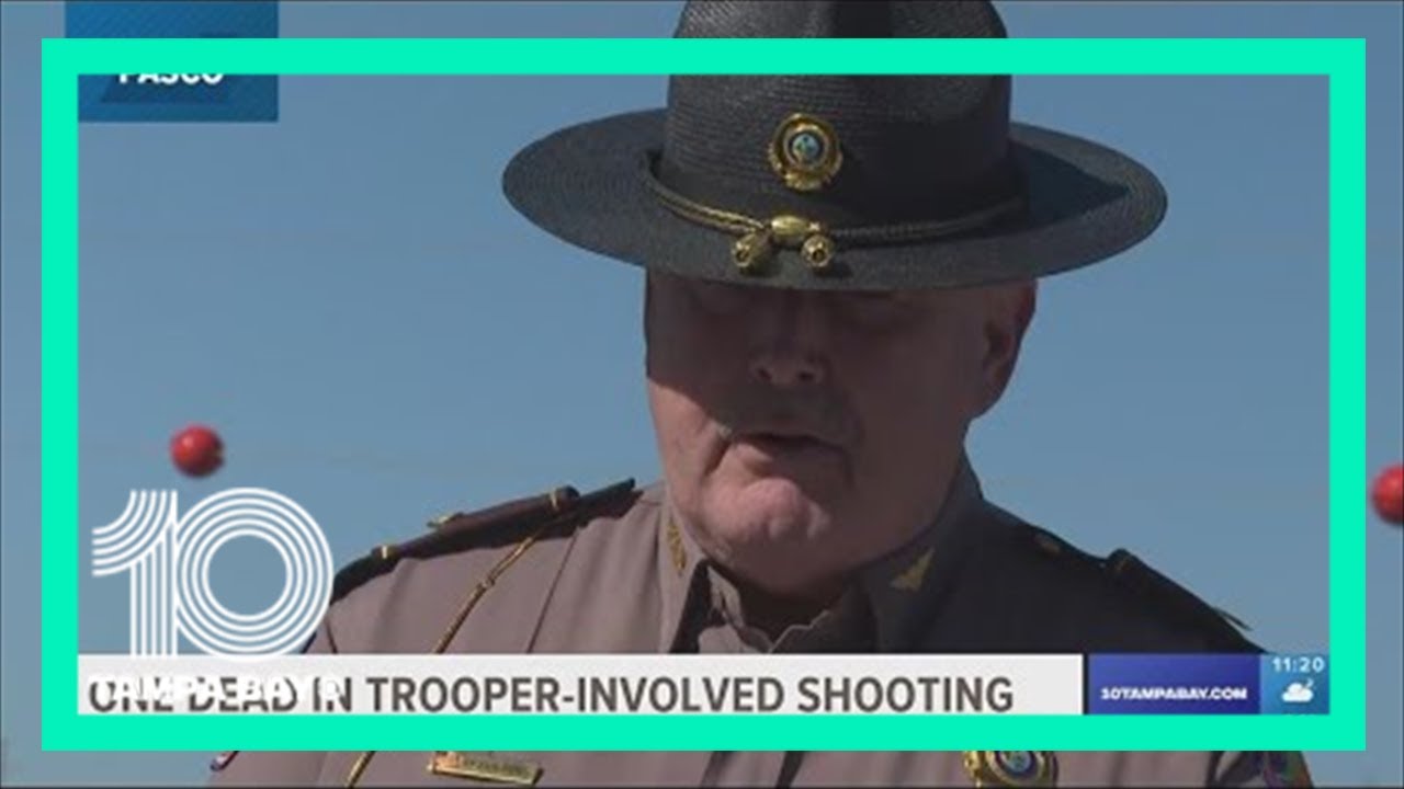 1 person dead, trooper hospitalized after shootout in Pasco County