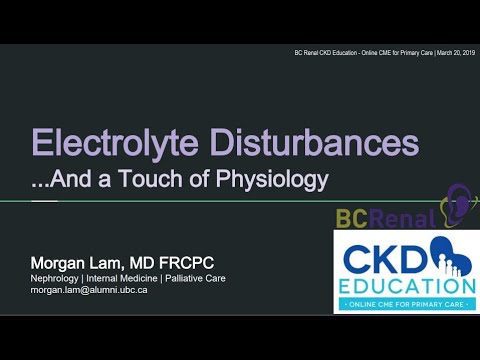 Electrolyte Disturbances - CKD E Learning Sessions