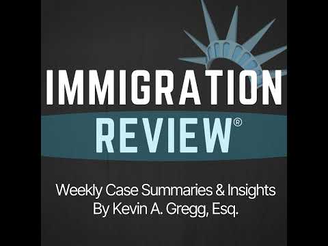 Special Episode - The Immigration Lawyers Podcast by John Khosravi feat. Kevin A. Gregg