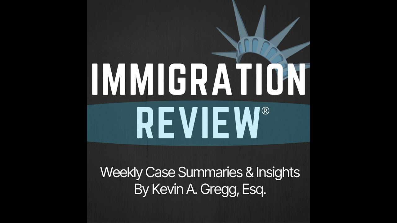 Special Episode - The Immigration Lawyers Podcast by John Khosravi feat. Kevin A. Gregg