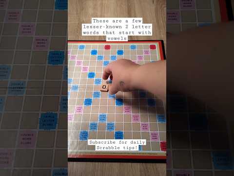 Lesser-known 2 letter Scrabble words that start with vowels