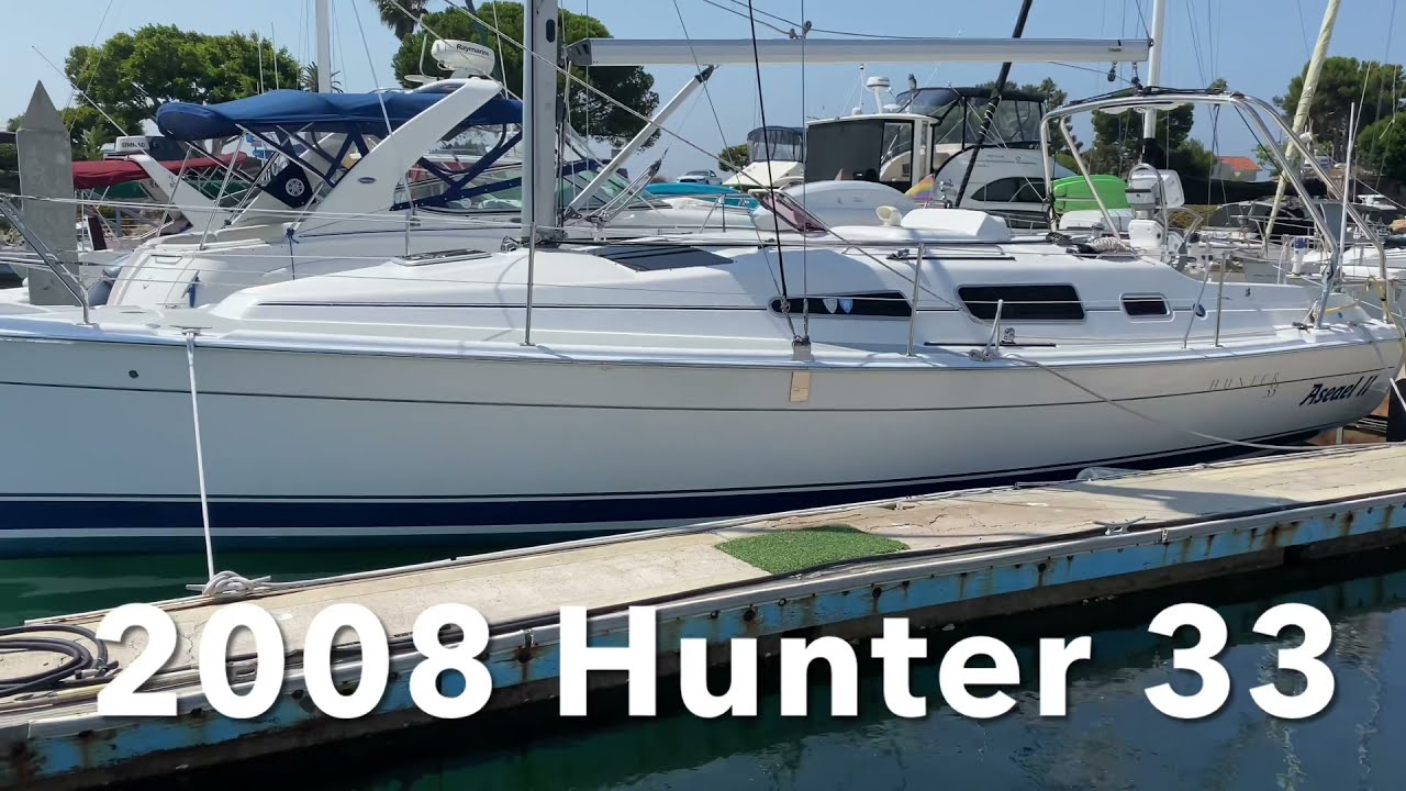 2008 Hunter 33 Video Tour | California Yacht Sales