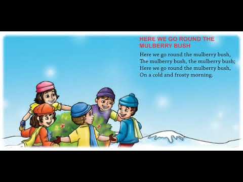 Here We Go Round The Mulberry Bush | Nursery Rhymes & Songs for Kids I Animated I Firefly Rhymes