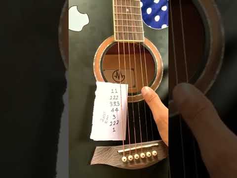How to play this guitar tune 😇 #guitartutorial