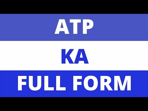 ATP full form | What is the full form of ATP ?