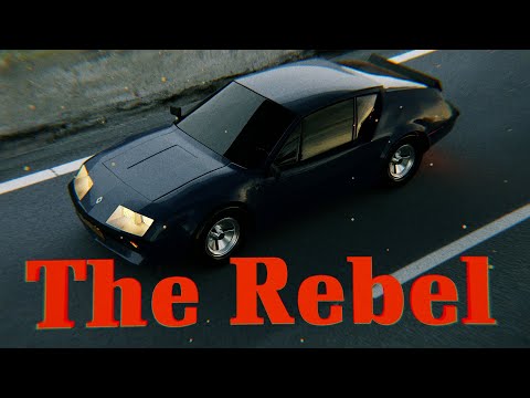 "The Rebel" - A Cinematic 3D Car Animation Ft. ATG's Engine Simulator (Alpine A310)