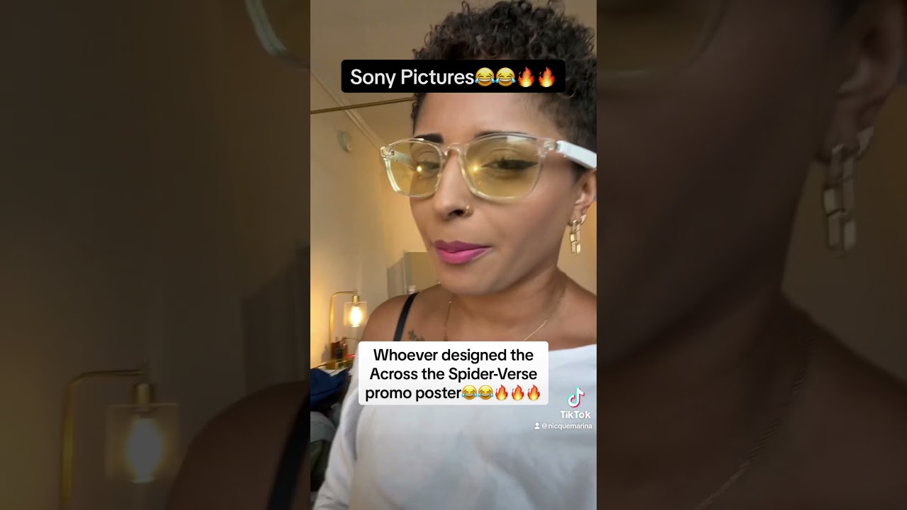 Whoever designed the Across The Spider-Verse promo poster- Nicque Marina TikTok