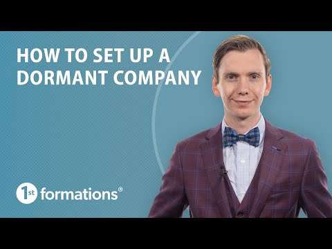 How to set up a dormant company