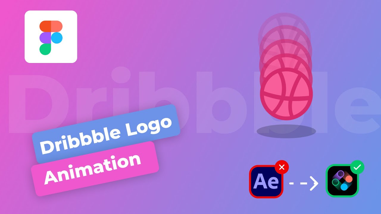 Dribbble Logo Animation Figma Tutorial