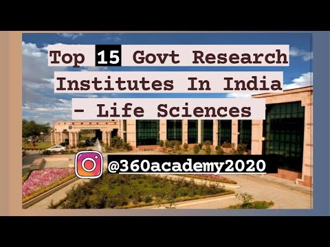 |Top 15 Government Research Institutes|Top 10| PhD.|life sciences |Biotechnology|Biosciences|