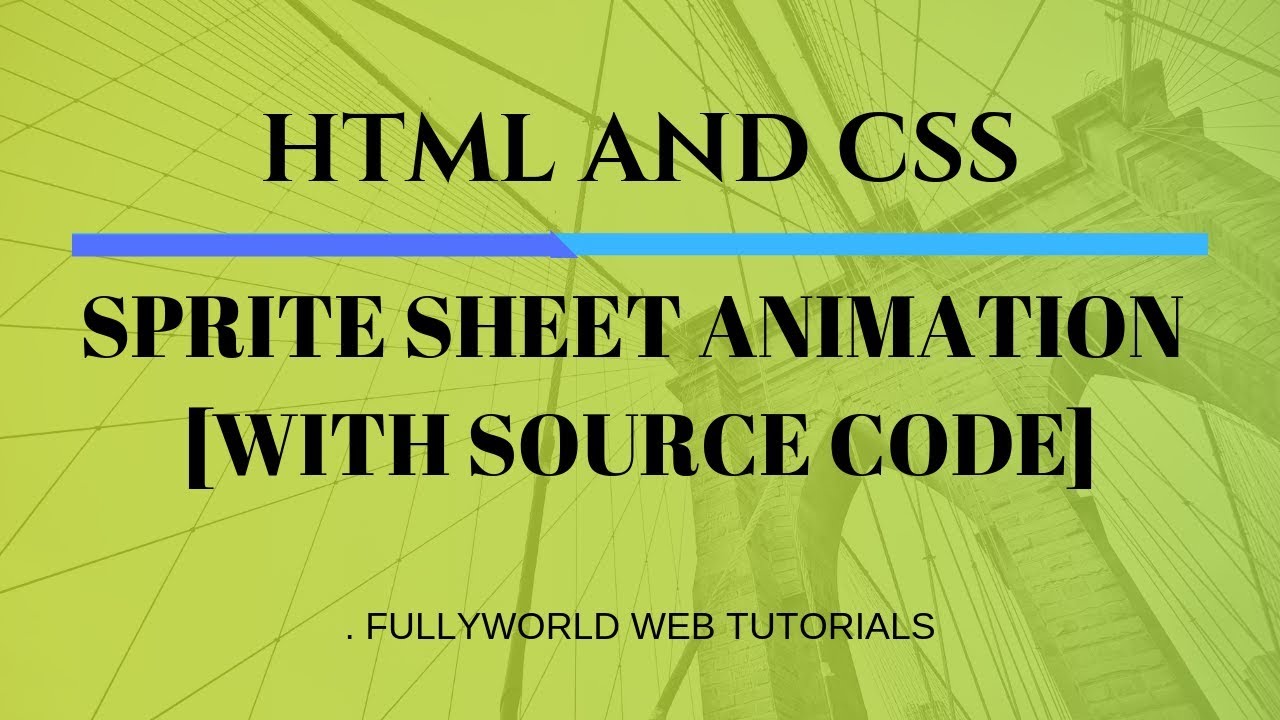 CSS SPRITE SHEET ANIMATION | CSS Animations | HTML And CSS  Tutorials