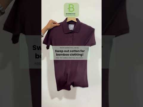 Moisture-Wicking : Stay cool and dry all day with Bamboosa's t-shirt made with Bamboo.