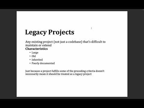 Legacy Projects| Legacy Code| Legacy Infrastructure| Software Re-Engineering| (Urdu)-4