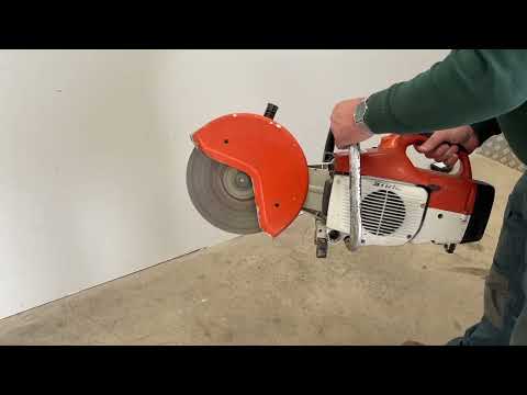 Stihl TS400 petrol concrete saw
