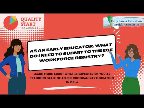 As an Early Educator, What Do I Need to Submit to the ECE Workforce Registry?