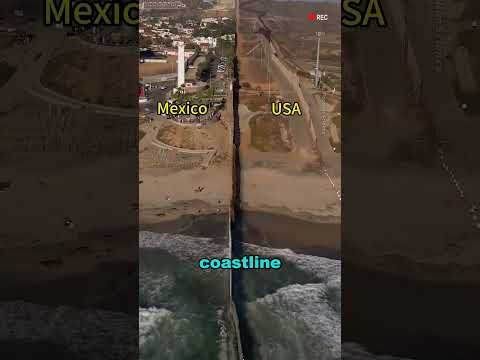 Can you swim across the US-Mexico border wall?