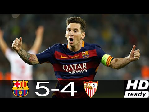 Barcelona vs Sevilla 5-4 ESPN (Relato Fernando Palomo) Supercopa de Europa 2015