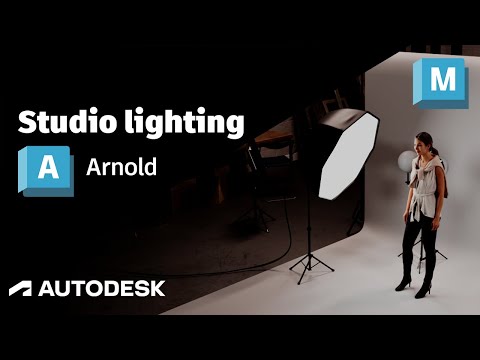 Arnold Tutorial Studio Lighting Setup In Mtoa