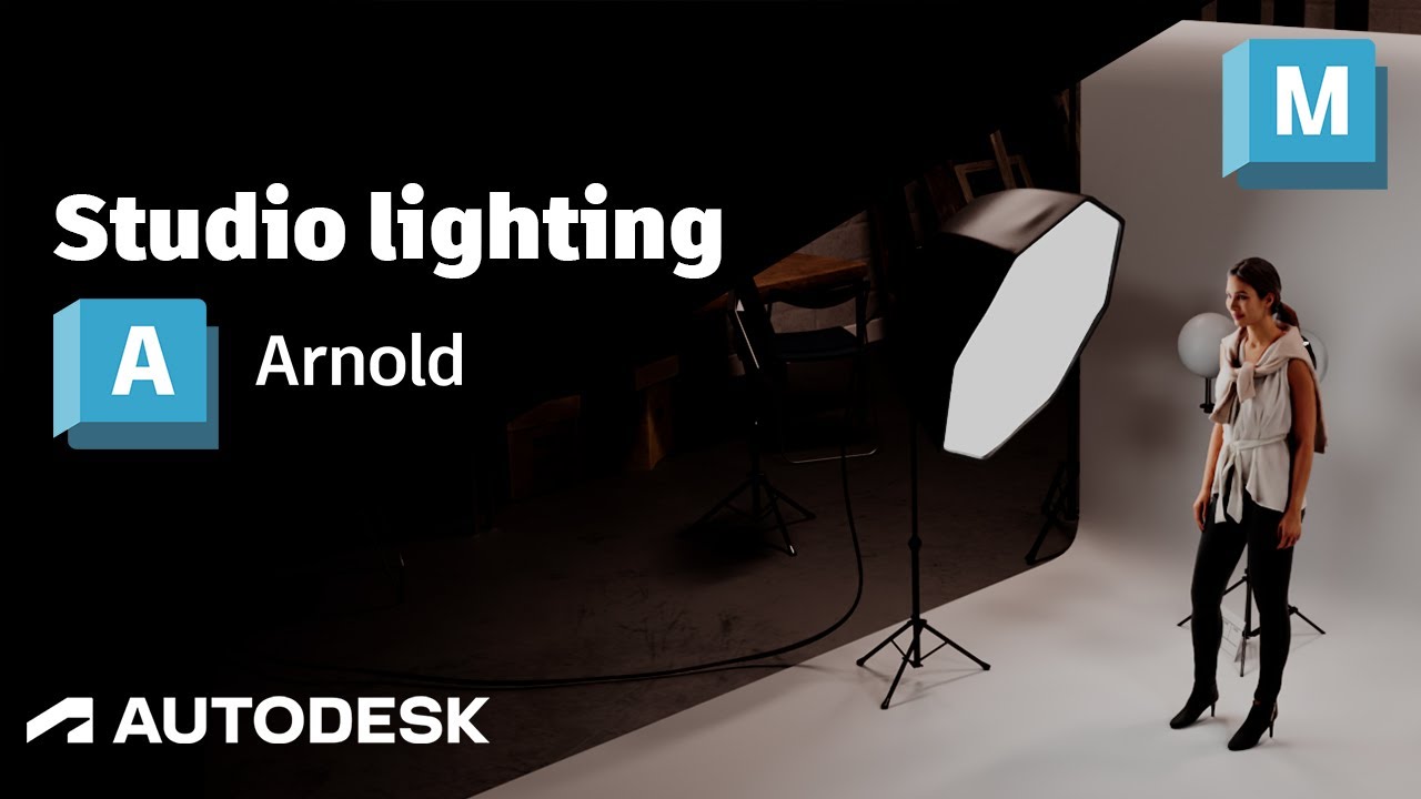 Arnold Tutorial: Studio lighting setup in Arnold for Maya (GPU)