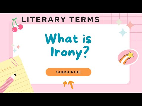 What is irony?