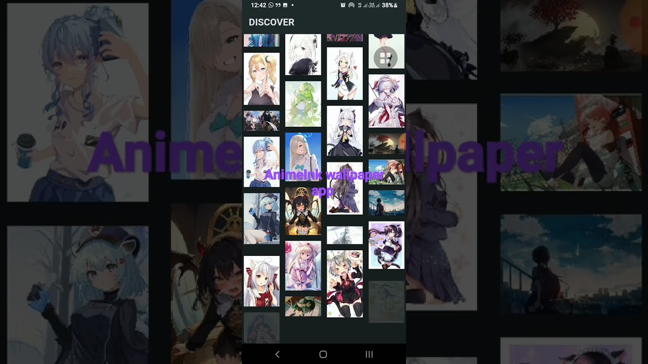 AnimeInk simple anime wallpaper app made with flutter and the Nekos Api