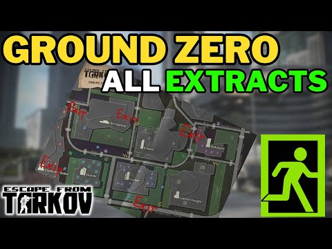 All PMC Extracts On Ground Zero (new map) #escapefromtarkov #wipe
