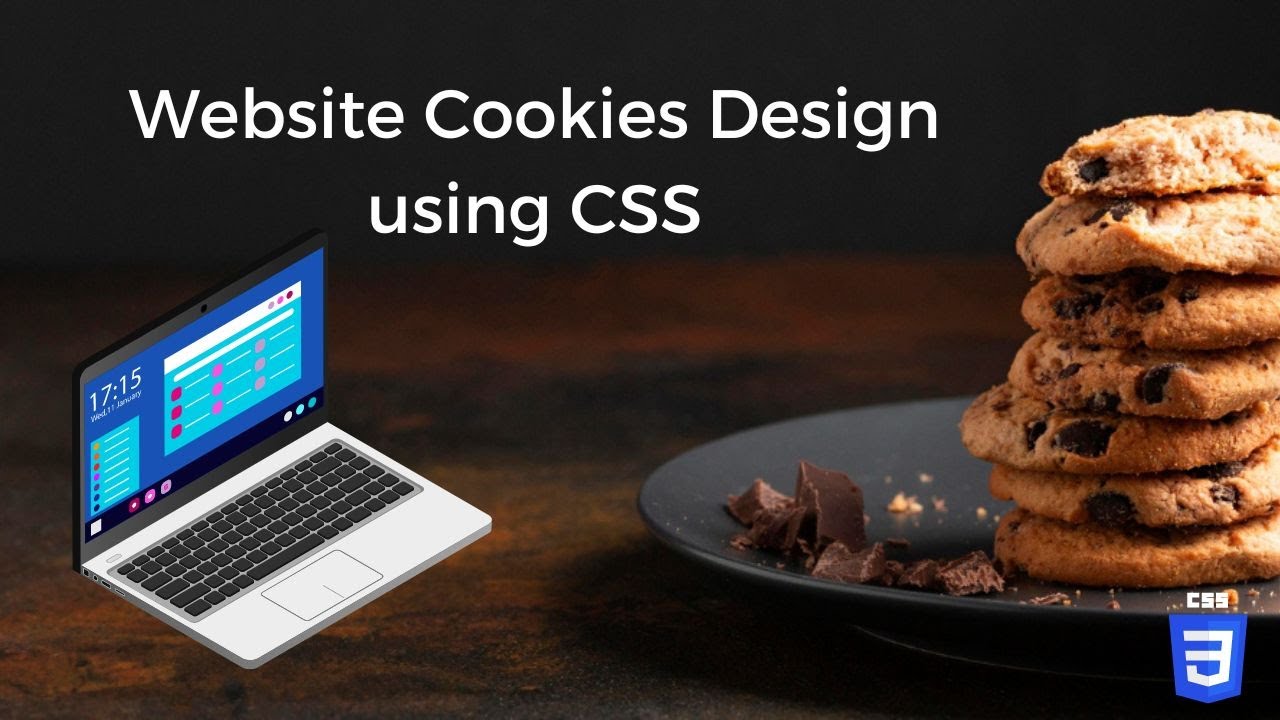 Create stunning cookies using HTML and CSS
