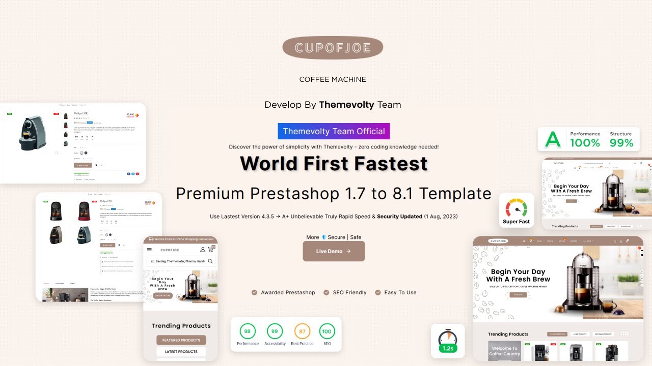 How to Install Prestashop cupofjoe Theme [Responsive Prestashop 1.7/8 Template] Themevolty