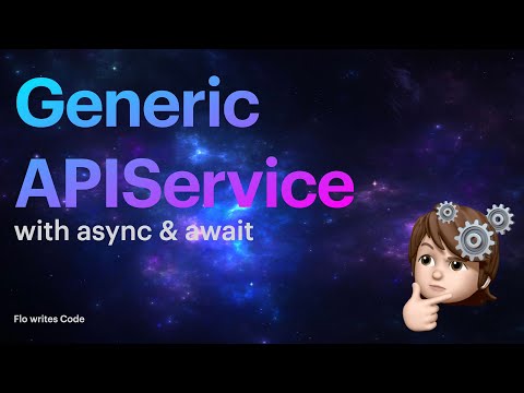 NEW Async/Await Generic API Service for ANY JSON API | Swift 5.5, Xcode 13, SwiftUI 3, iOS 15