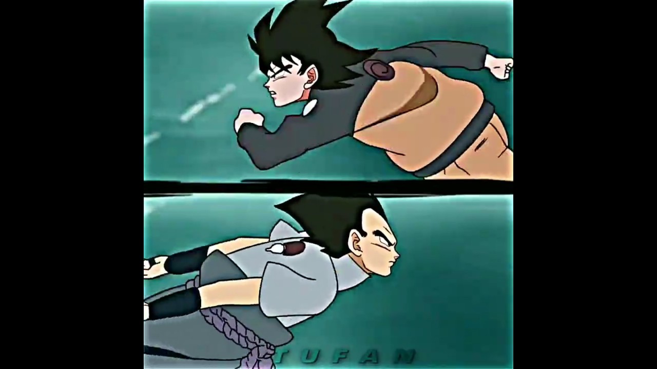 Goku vs Vegeta in Naruto 🗿 || who will win? ☠️ #shorts #viral #edit #anime
