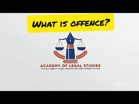 What is offence? it's definition under Cr.Pc and Penal Code