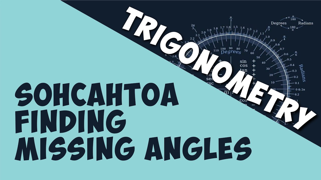 SOHCAHTOA - Finding Missing Angles | Trigonometry | Maths | AddyESchool
