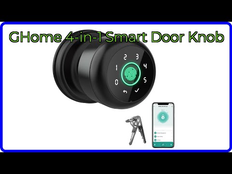 REVIEW (2025): GHome 4-in-1 Smart Door Knob. ESSENTIAL details.