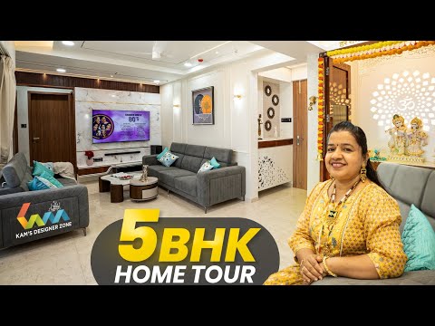 5BHK Home Tour @Vision Aristo Ravet | Best Interior Designer in Pune| PCMC | Kams Designer Zone