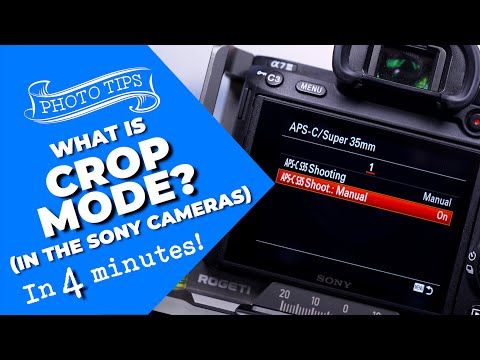 What does the crop mode do?