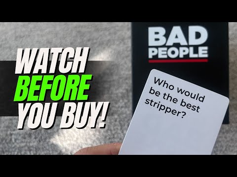 Is this game fun? - Bad People card game! How to play!