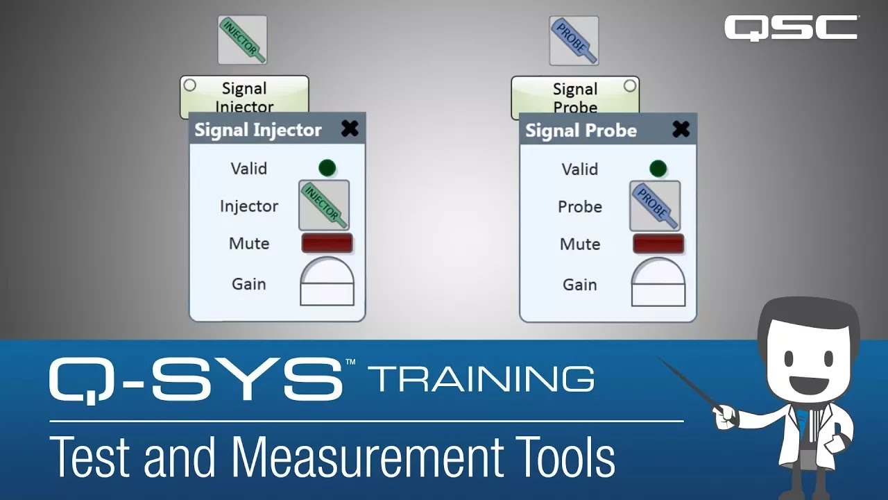 Q-SYS: Basic Test and Measurement Tools - Part A (Learning the Components)