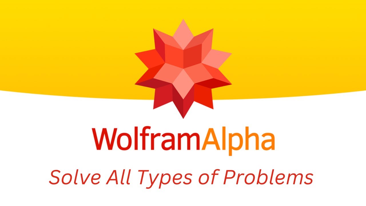 WolframAlpha (The One-Stop Solution to Many Problems)
