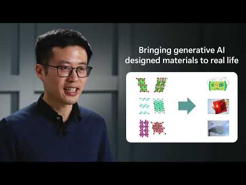 MatterGen: A Generative Model for Materials Design | Microsoft Research Forum
