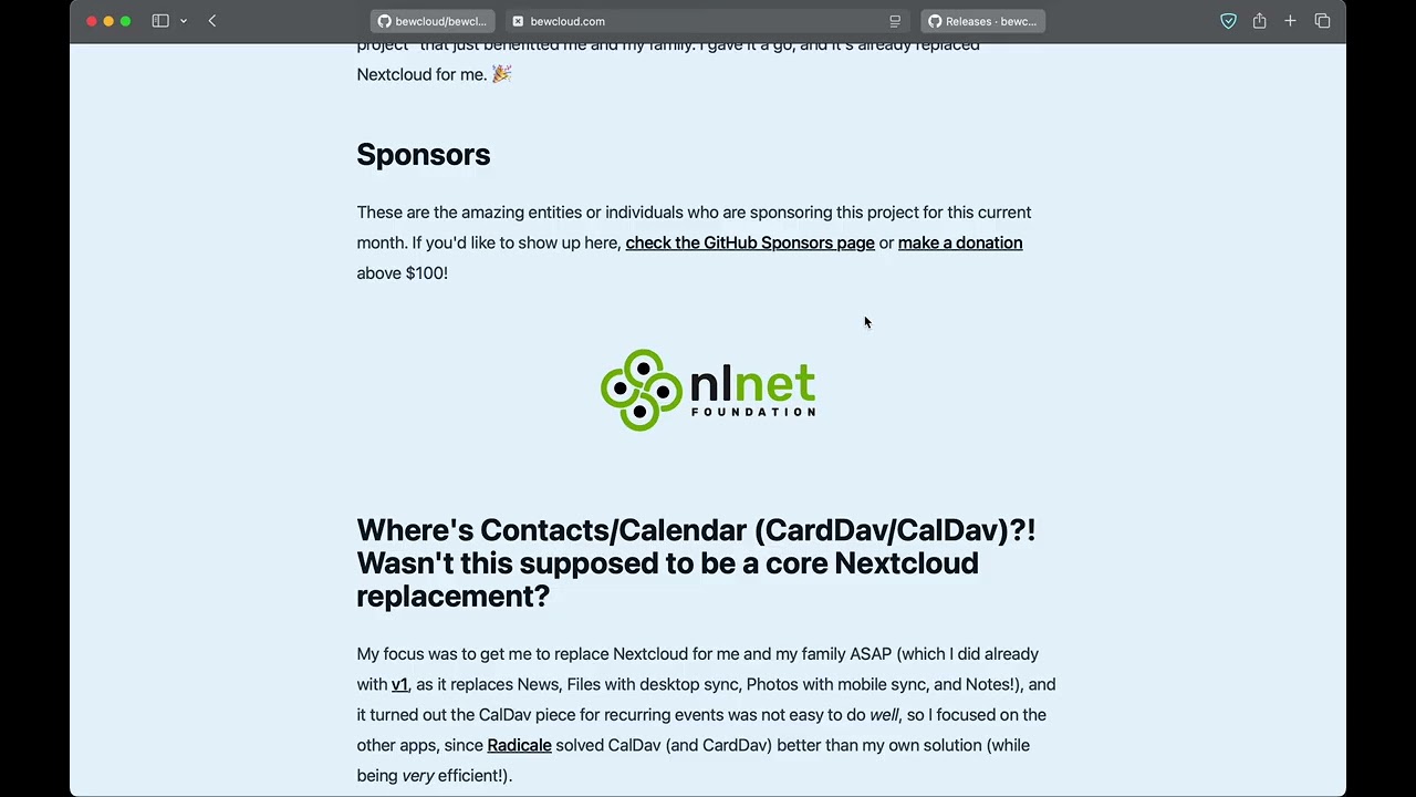 NLnet, v2, and 700 stars on GitHub!