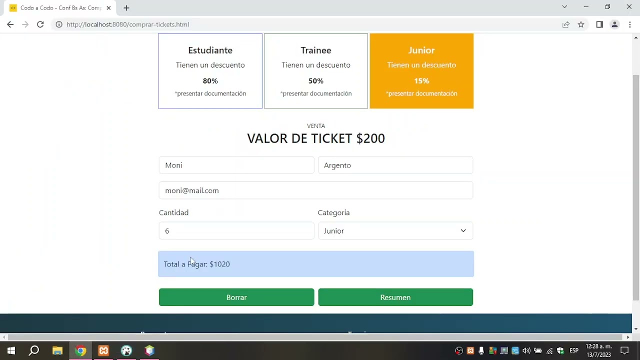 Codo a codo - Fullstack Java - Integrador final