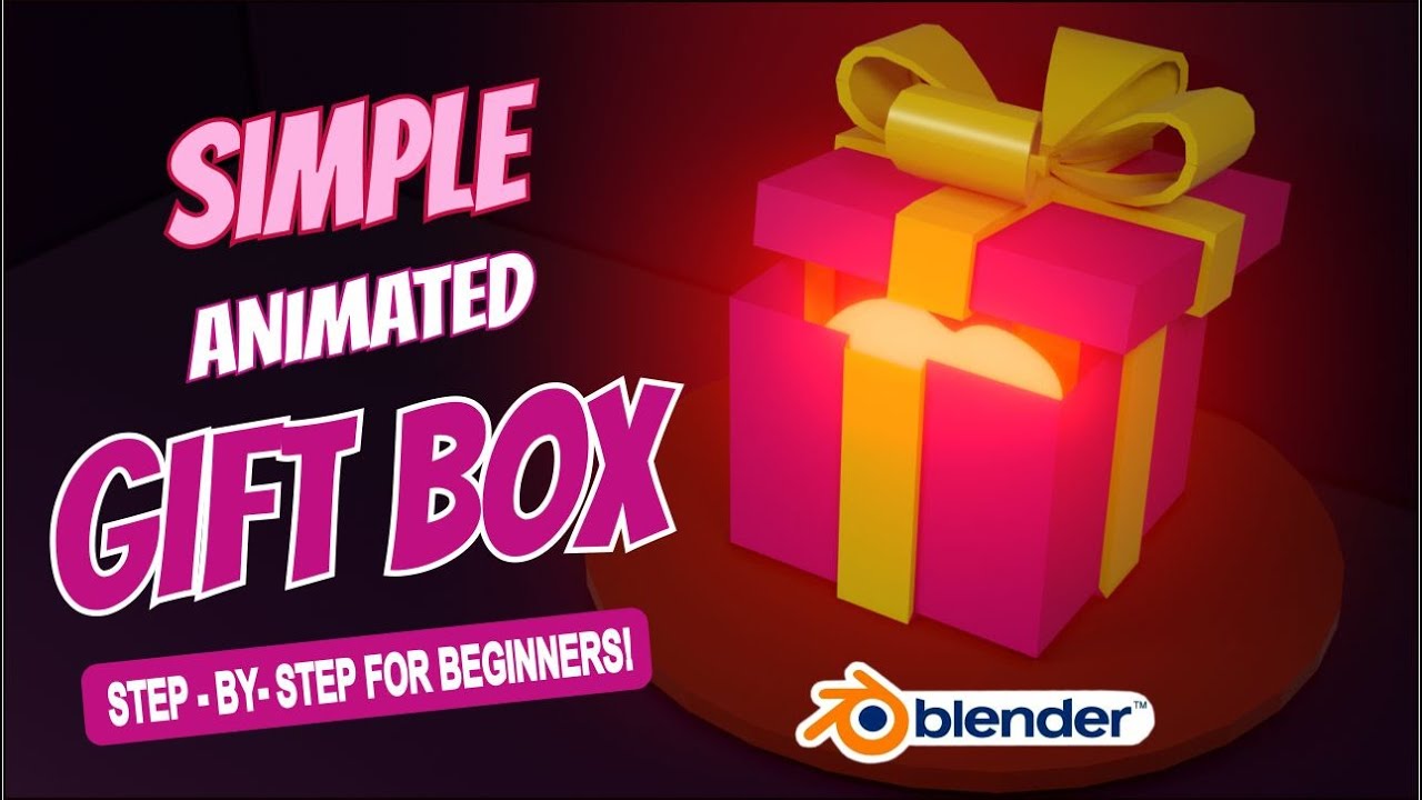 Gift Box Animation in Blender | Easy 3D Modeling for Beginners
