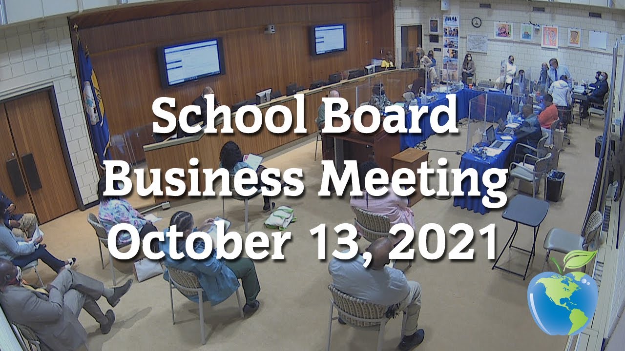 School Board Business Meeting: 10-13-21