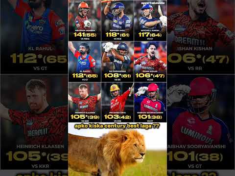 You'r Favorite Century 🥰🤯 #cricket #ipl #ipl2025 #century #shorts #viralvideo #trending