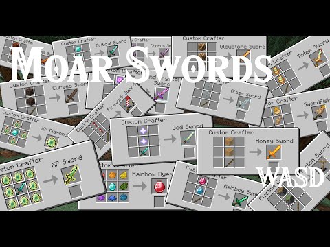 WASD Moar Swords [Datapack] 1.15+ Minecraft Data Pack