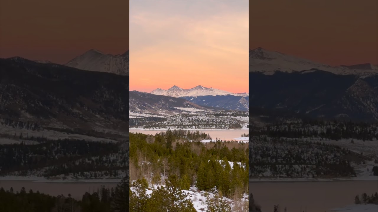 Majestic Moose & Stunning Sunset | Winter Magic at Lake Dillon, Colorado