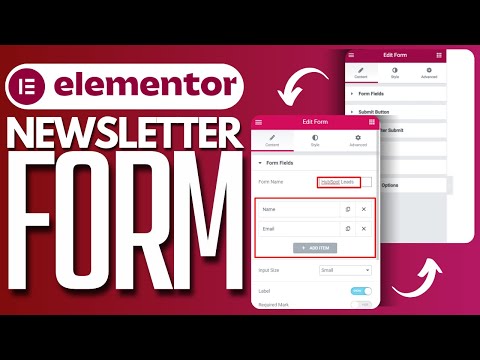 How To Add Subscribe Newsletter Form In Elementor | Step By Step Guide